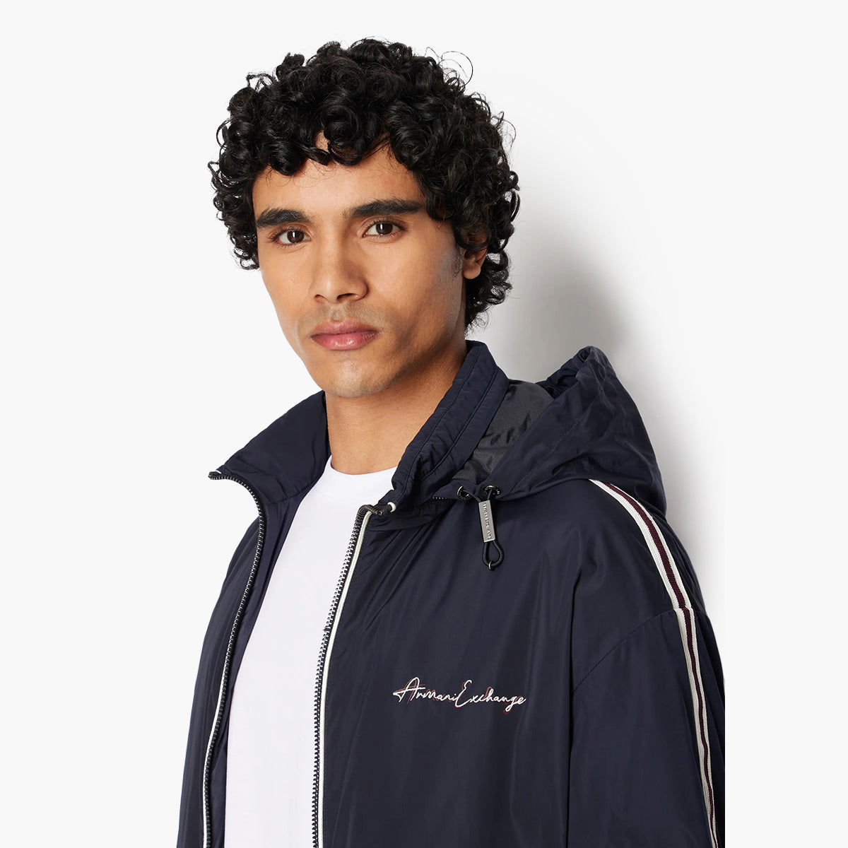 Contrasting Script Logo Nylon Blouson Jacket – Levisons