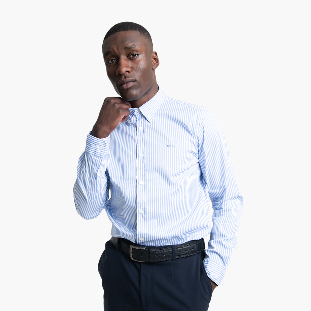 Slim-Fit Shirt In Oxford Cotton – Levisons