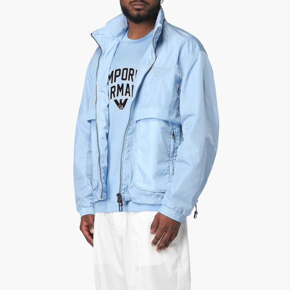 Lightweight Nylon Blouson Jacket With Hood – Levisons